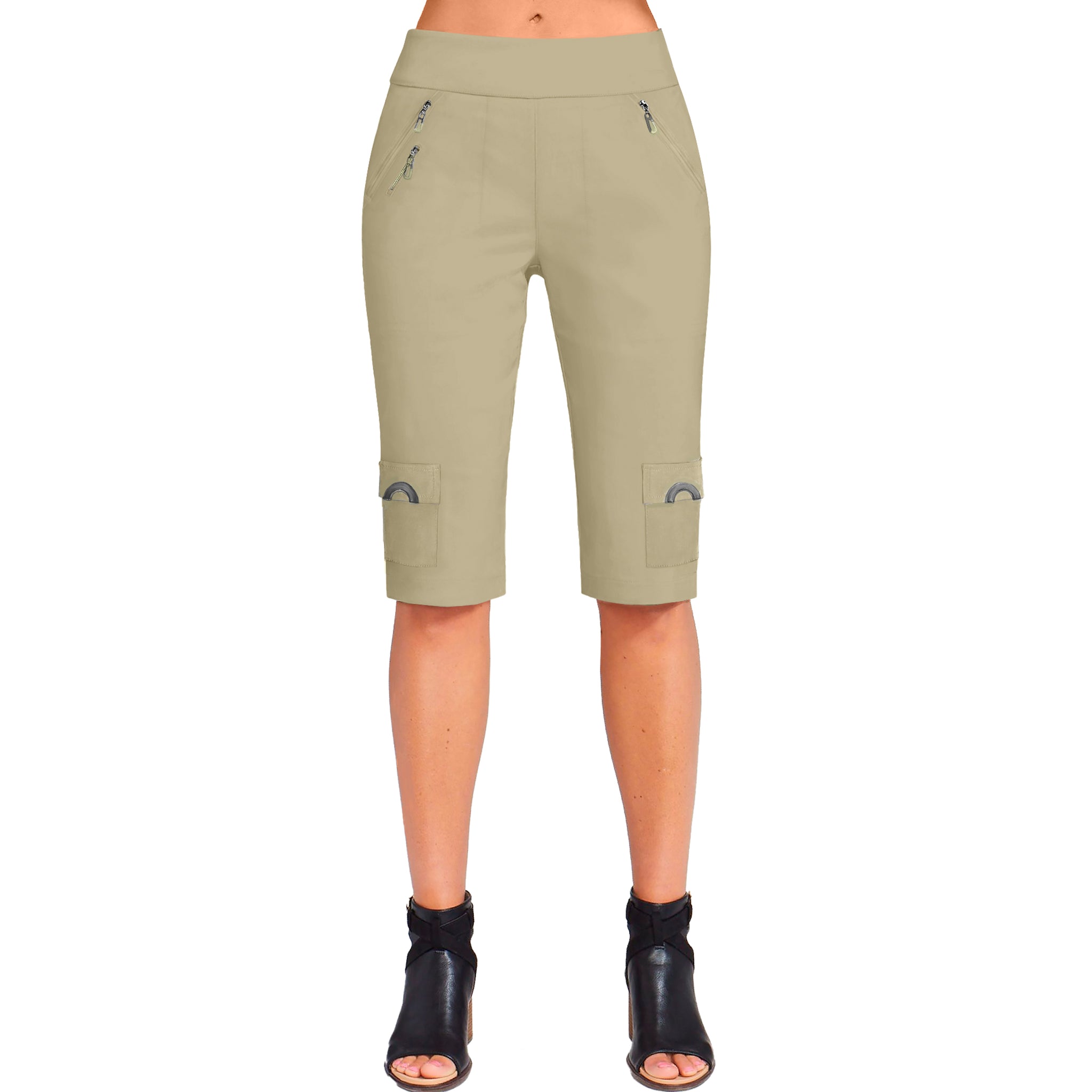 Jamie Sadock Basic Women's Skinnylicious Pull on 17.5" Skort - White T