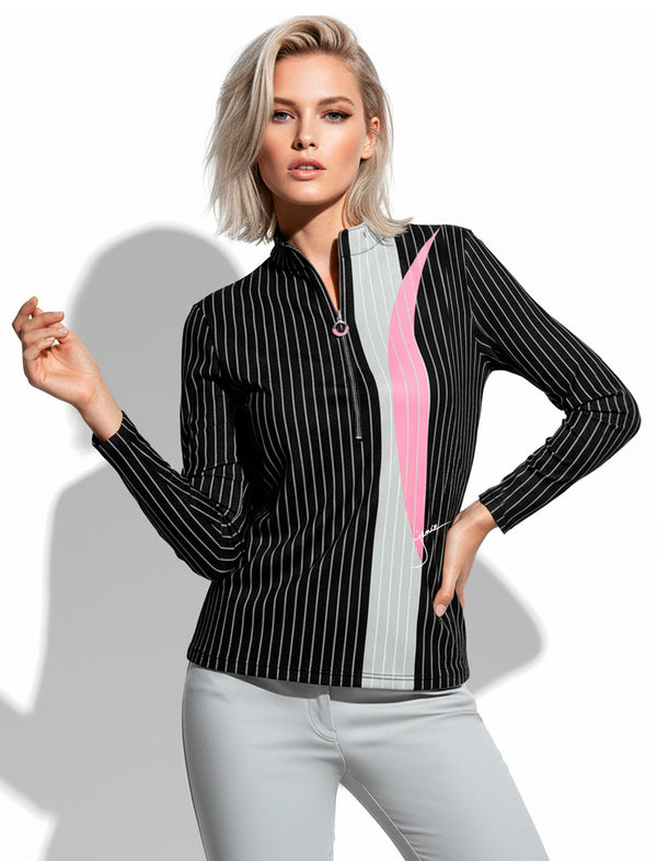 Jamie Sadock Cupid Sunsense Long Sleeve Ultralight Sun Shirt-Slinky Pr