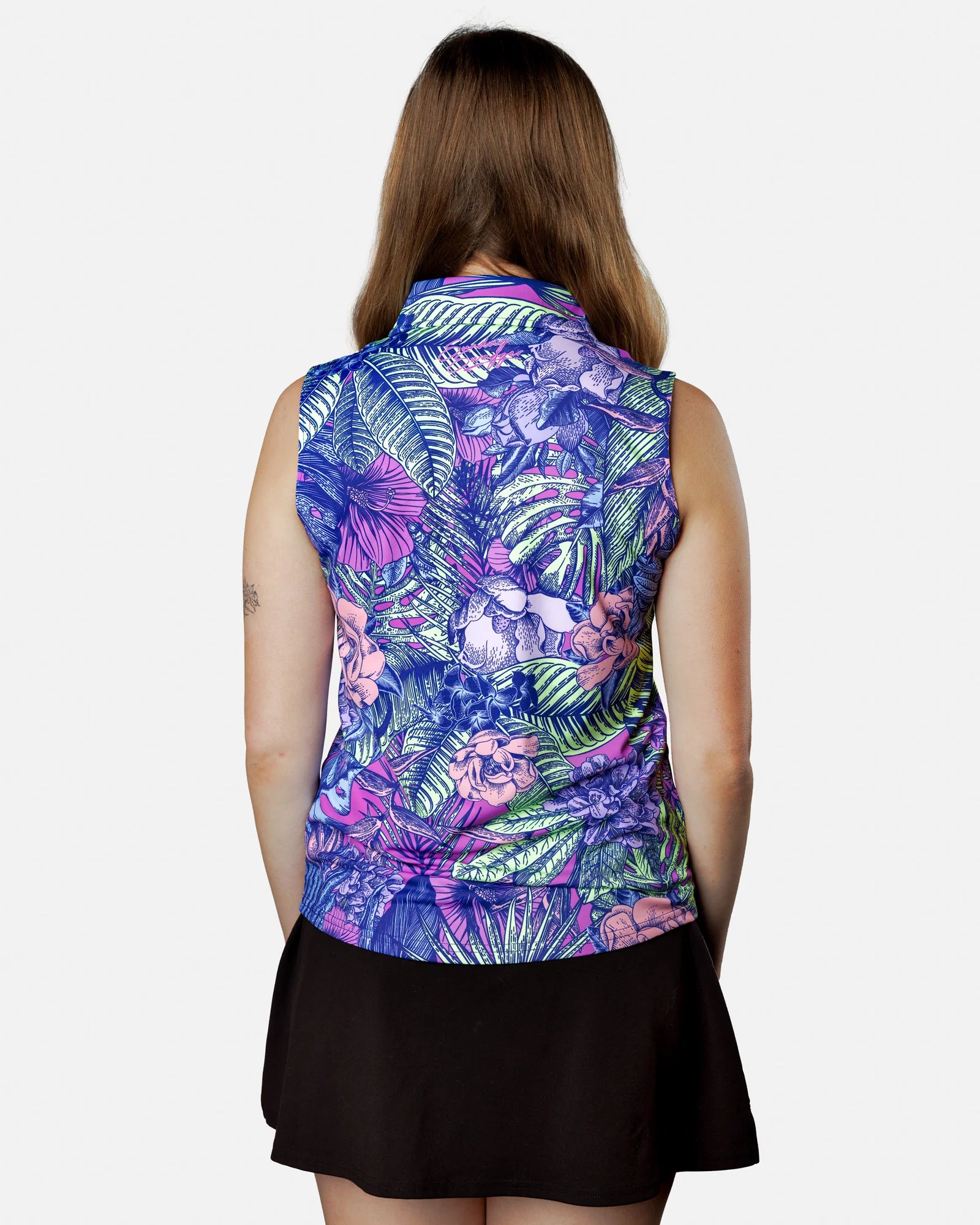 Sunday Swagger Ibiza Print Sleeveless Shirt